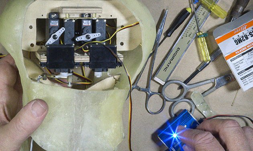Build An Animatronic Head: Servo Motor Installation | Stan Winston ...