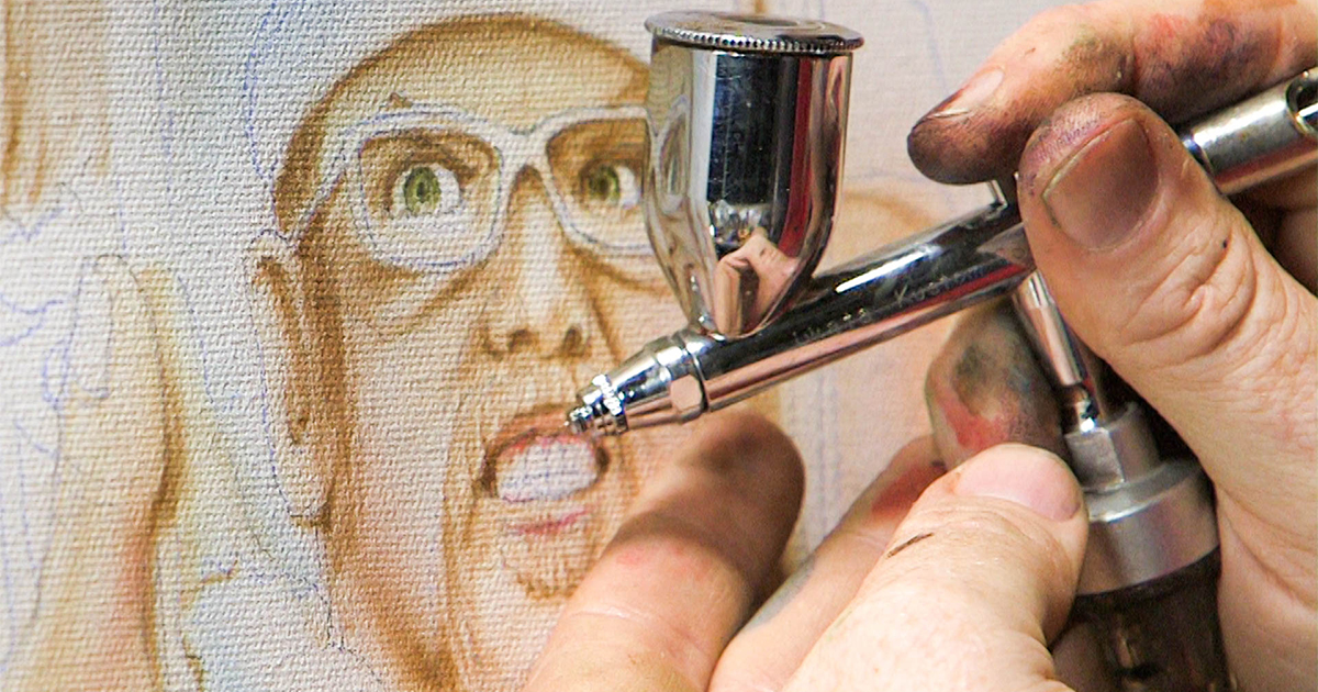 How to Airbrush a Painting | Stan Winston School of Character Arts