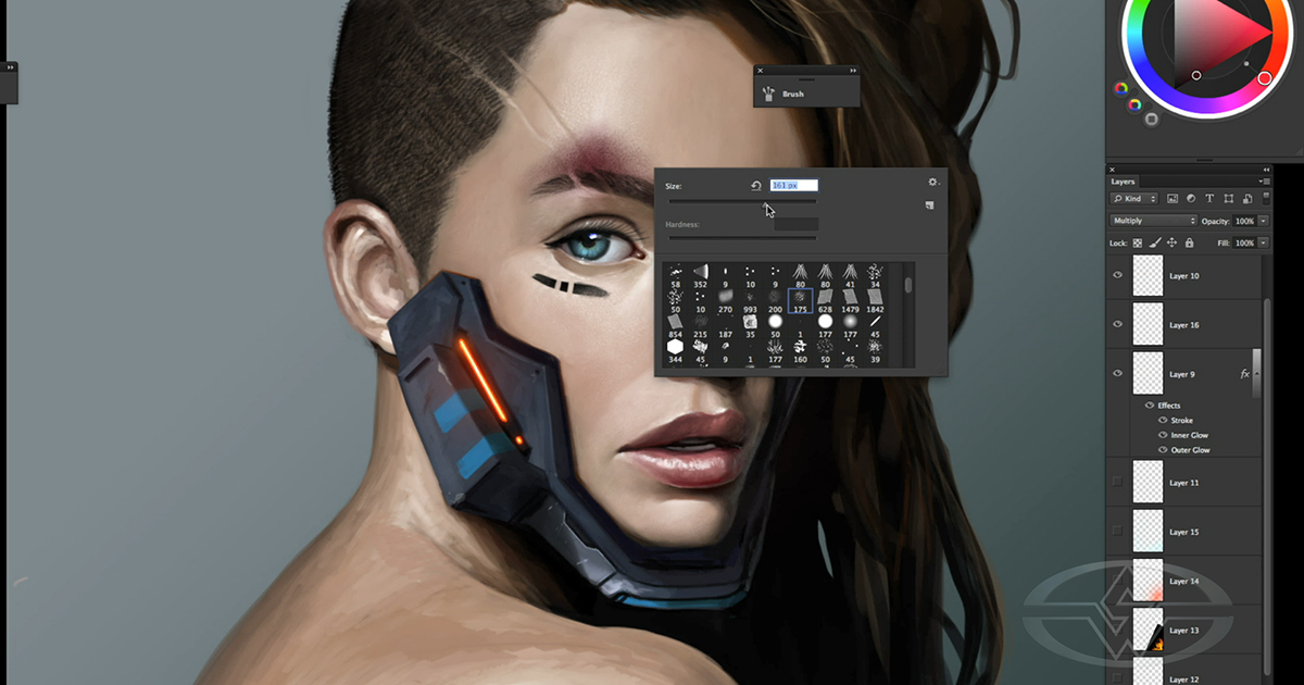 How to Photoshop Blood & Fur | Stan Winston School of Character Arts