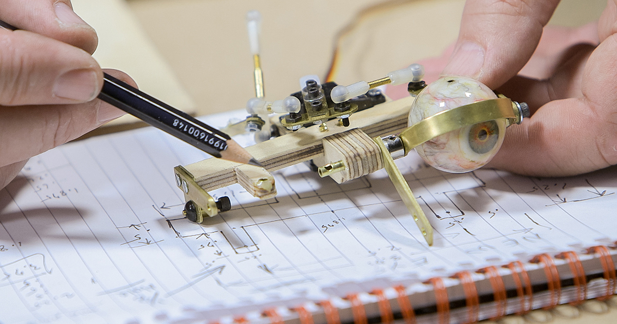 How to Make an Animatronic Head Part 2 - Eye Mechanism Construction ...