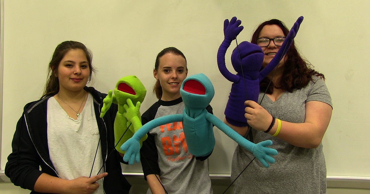 Puppet making at Montezuma-Cortez High School | Stan Winston School of ...