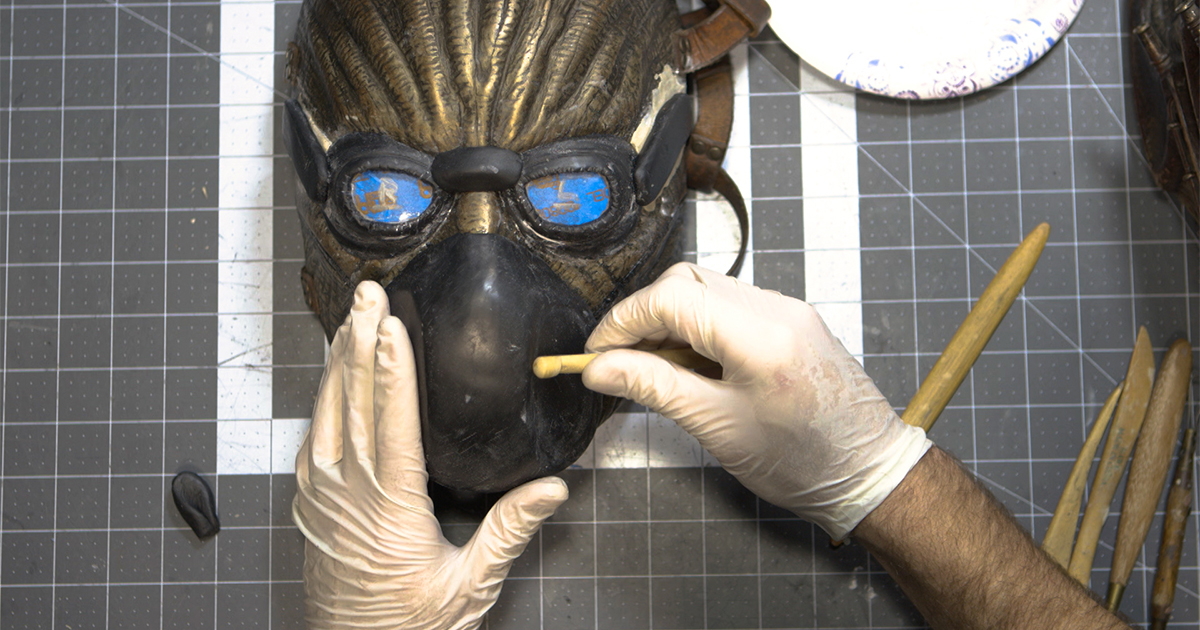 How to Make a Mask - Part Three: Sculpting Goggles & Mouthpiece | Stan ...