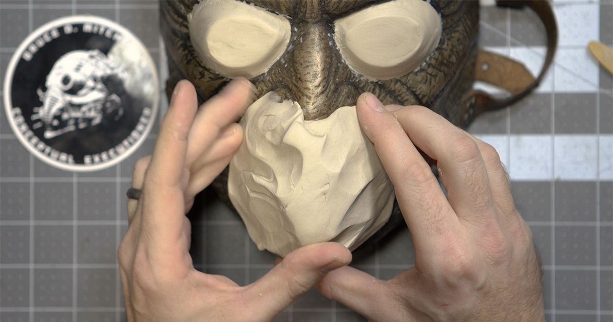 How to Make a Mask - Part Three: Sculpting Goggles & Mouthpiece | Stan ...