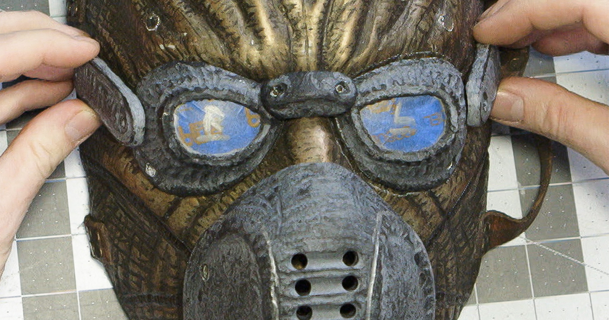 How to Make a Mask - Part Four: Detail Sculpting & Adding Magnets ...