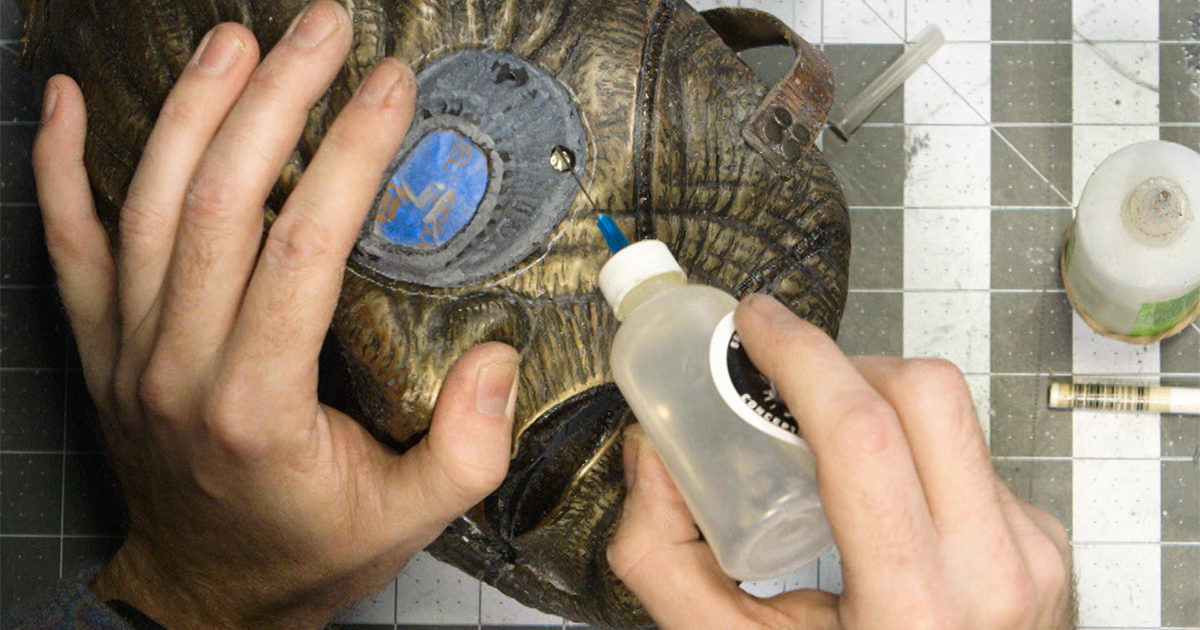 How to Make a Mask - Part Four: Detail Sculpting & Adding Magnets ...