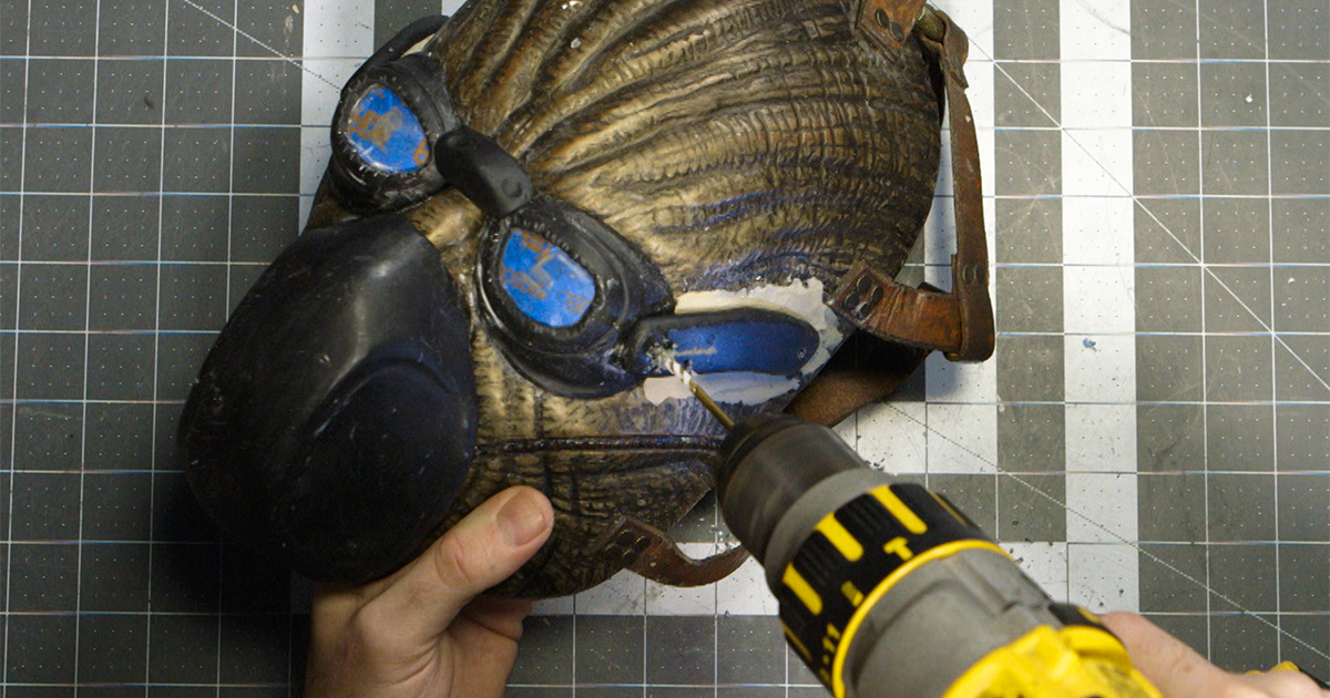 How to Make a Mask - Part Four: Detail Sculpting & Adding Magnets ...