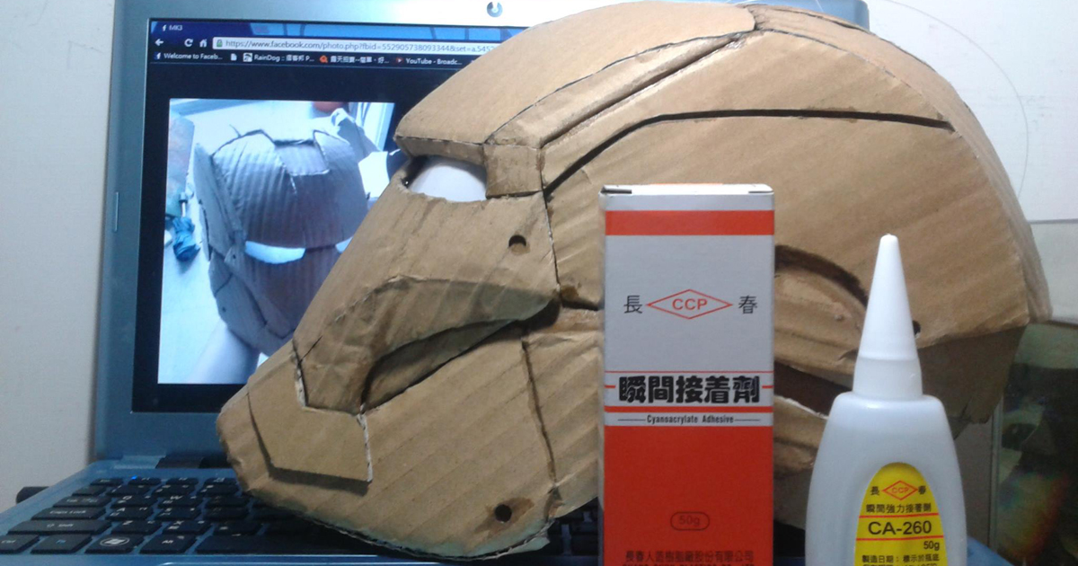 Cardboard Iron Man Suit by the Taiwanese Tony Stark, 鍾凱翔 (Kai-Xiang ...