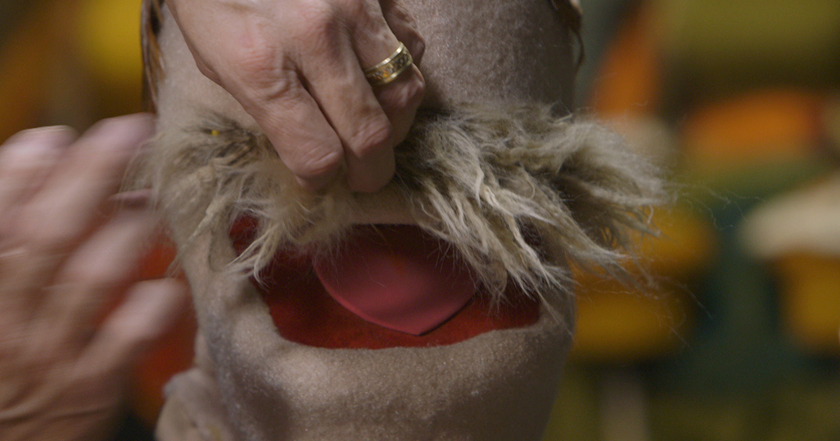 Puppet Facial Hair - How to Pattern & Cut a Mustache | Stan Winston ...