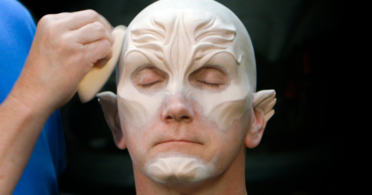 Creating Alien Makeups Part 1: Bald Cap & Prosthetic Makeup Application ...