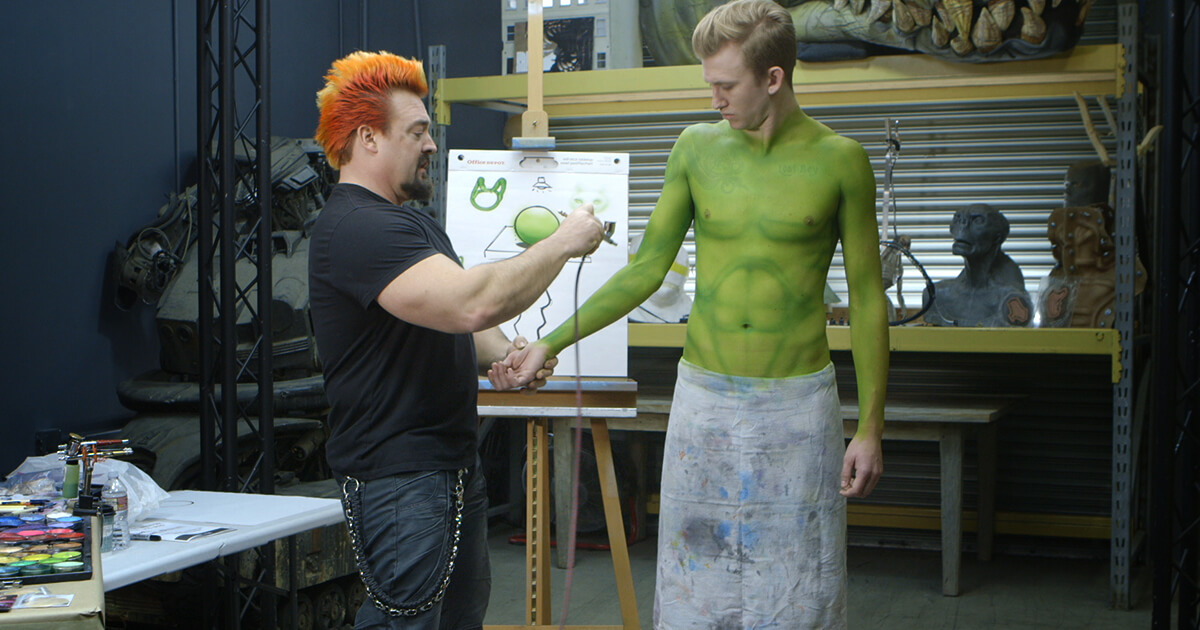 Advanced Body Art Part 1: How to Paint Human Anatomy & Fabric | Stan ...