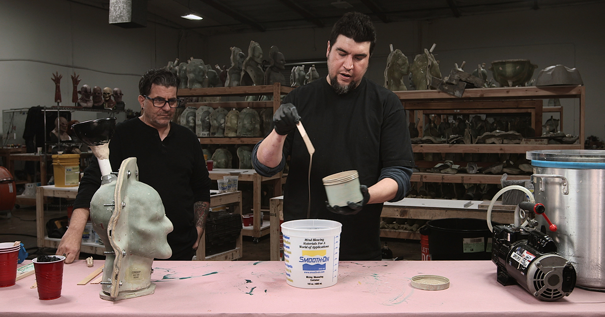 Silicone Mask Making Part 3: Casting & Demolding | Stan Winston School ...