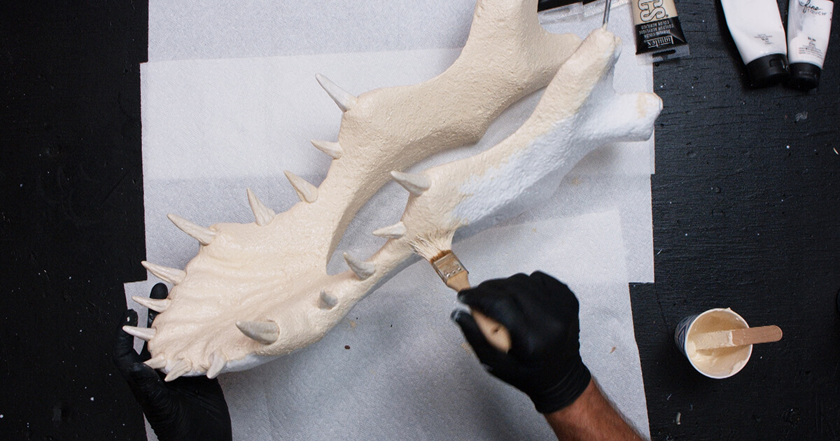 Styrofoam Prop Making Part 2: Hard Coating, Painting & Assembling ...