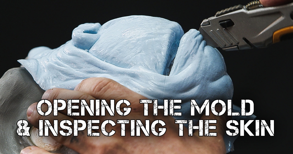 Lab Work for Animatronic Characters - How to Open the Mold & Inspect ...