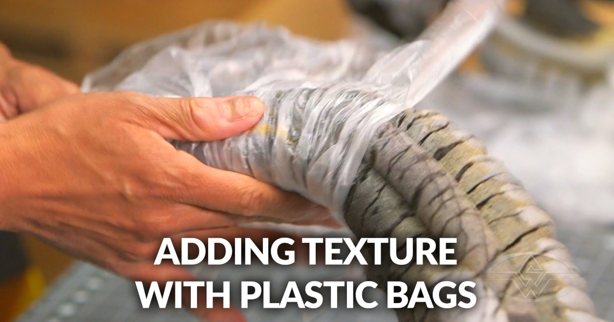 Costume and Mask Fabrication: How to Add Texture Using Plastic Bags ...