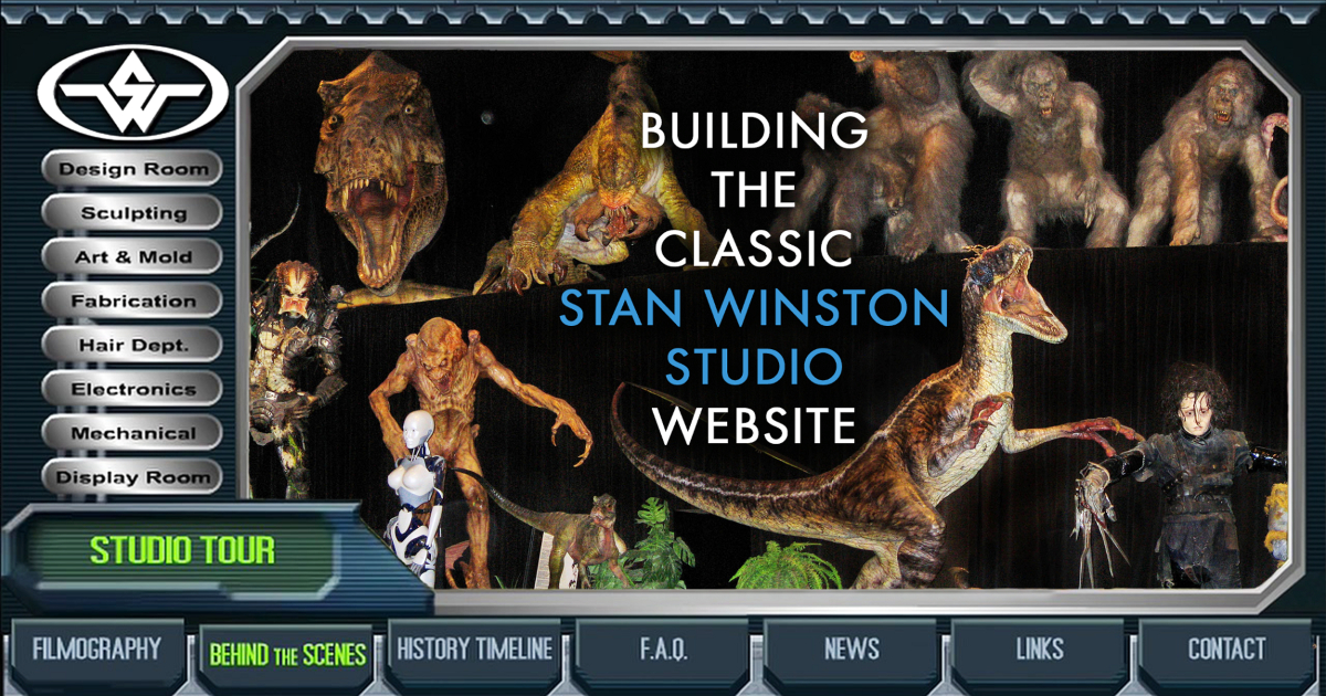 Building the Classic Stan Winston Studio Website | Stan Winston School ...