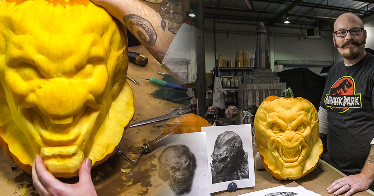 3D Pumpkin Carving: How to Attach an Extra Piece to a Pumpkin Carving ...