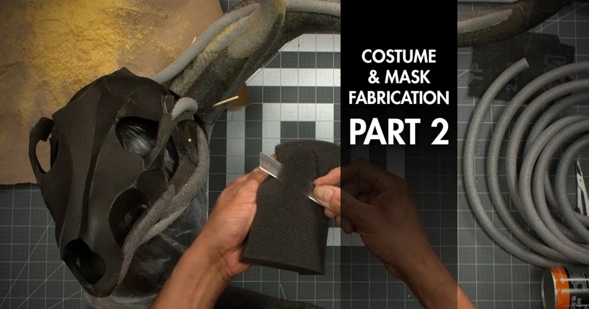 Costume & Mask Fabrication Part 2: Secondary Forms & Foam Antlers/Horns ...