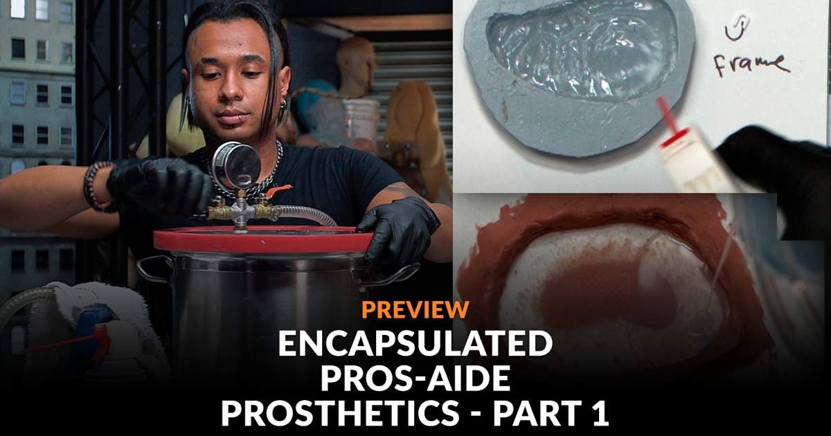Encapsulated Pros-Aide Prosthetics Part 1: Sculpting, Molding & Casting | Stan Winston School of ...