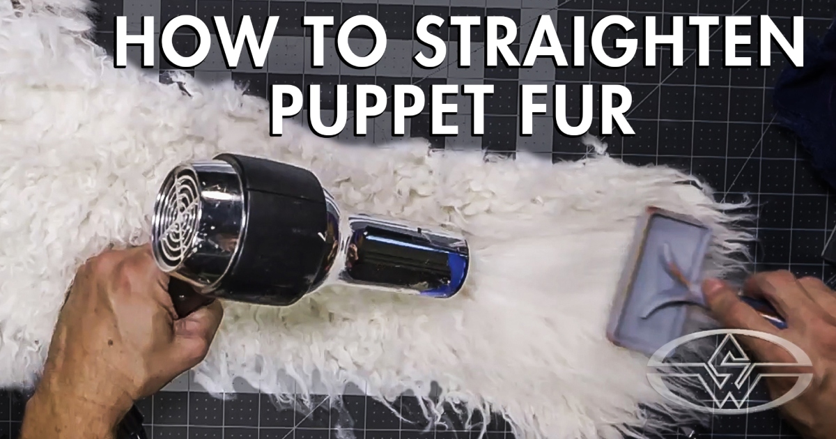 How to Straighten Puppet Fur | Stan Winston School of Character Arts