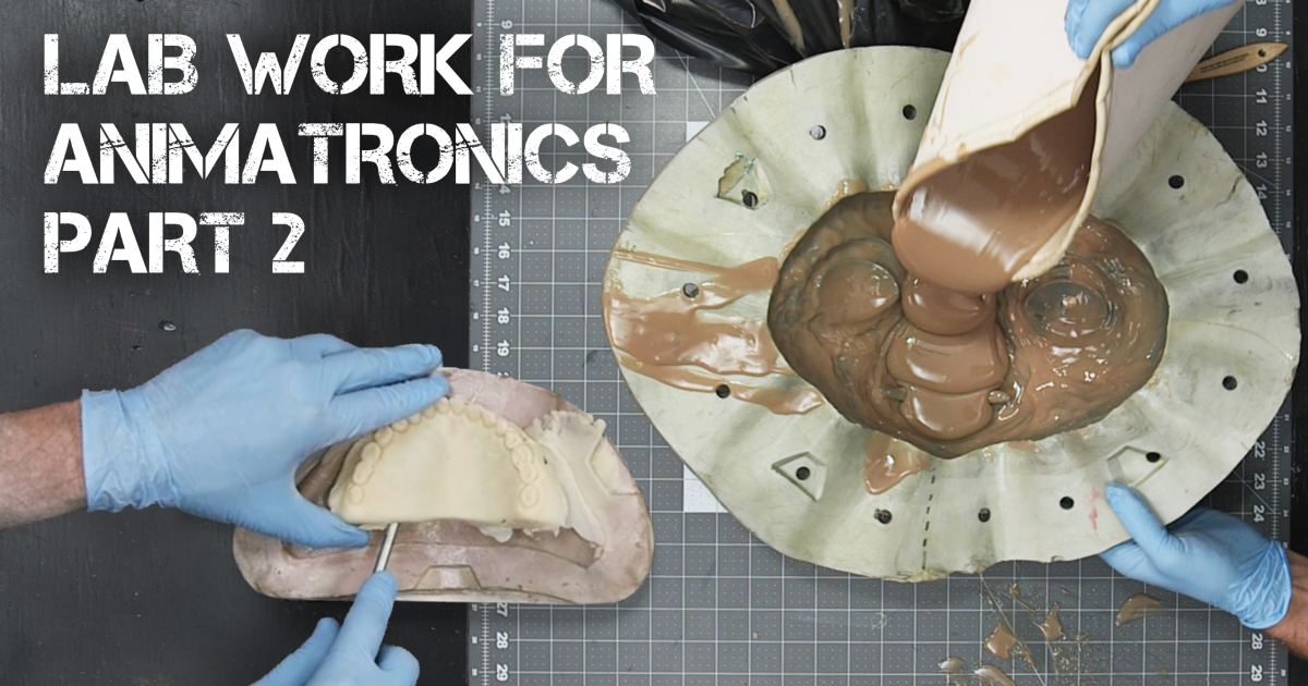 Lab Work for Animatronic Characters Part 2: Running a Silicone Skin ...