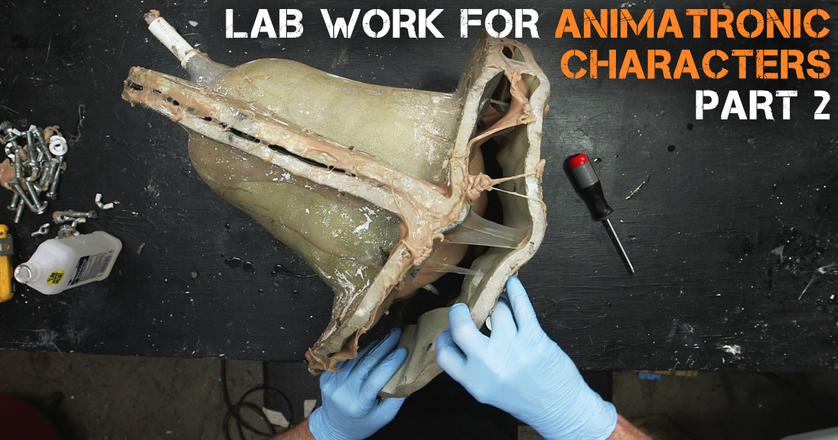 Lab Work for Animatronic Characters Part 2: Running a Silicone Skin ...