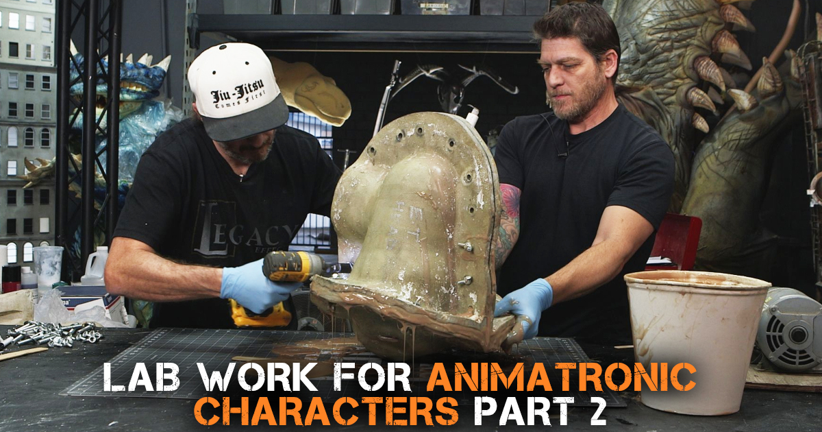 Lab Work for Animatronic Characters Part 2: Running a Silicone Skin ...