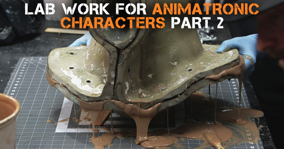 Lab Work for Animatronic Characters Part 2: Running a Silicone Skin ...