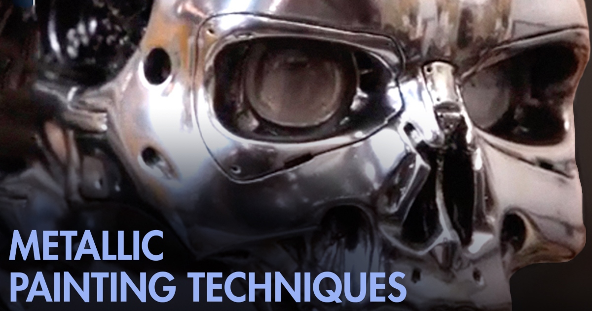 How to Paint Metallic Finishes | Stan Winston School of Character Arts
