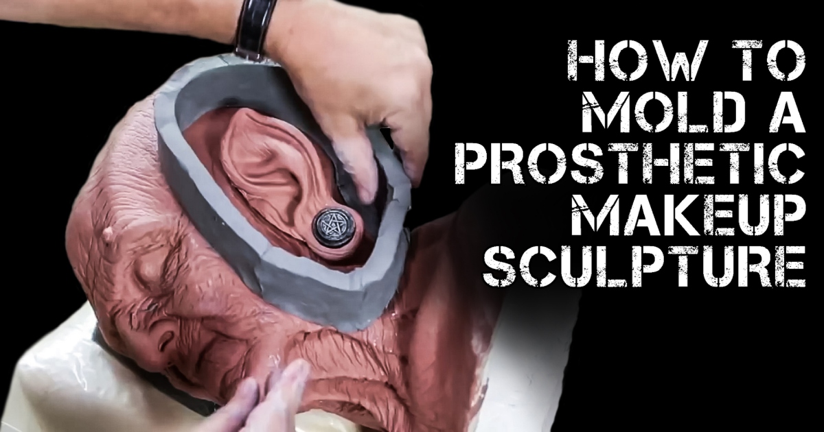 How to Mold a Prosthetic Makeup Sculpture | Stan Winston School of ...