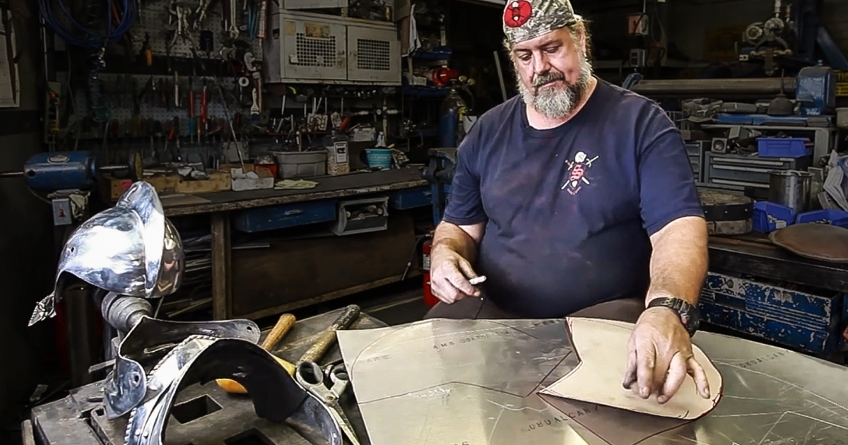 How to Make a Pattern for a Prop Armor Helmet | Stan Winston School of ...